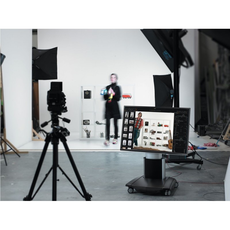 VOGEL'S Support inclinable sur chariot roulettes pour écrans 49" à 65"