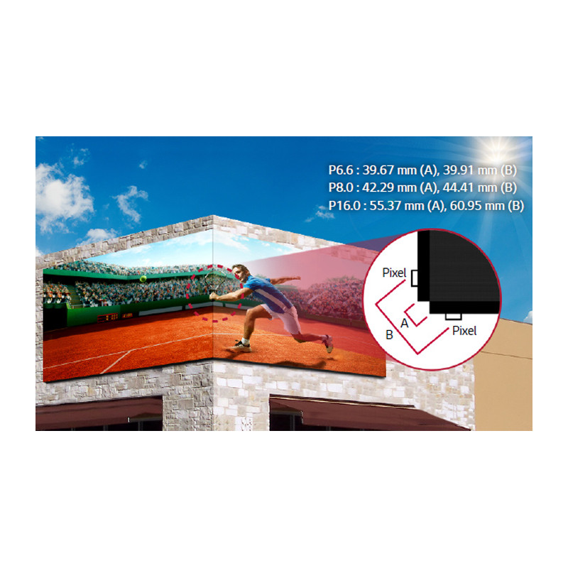 LG GSCC LED Cabinet LED outdoor 5000 nit/ p16 8000nit Étanche IP65